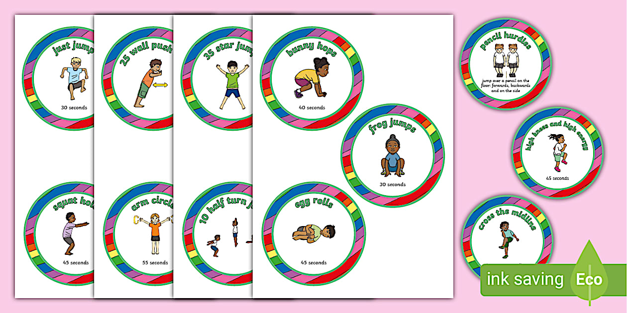 Energising Brain Break Cards