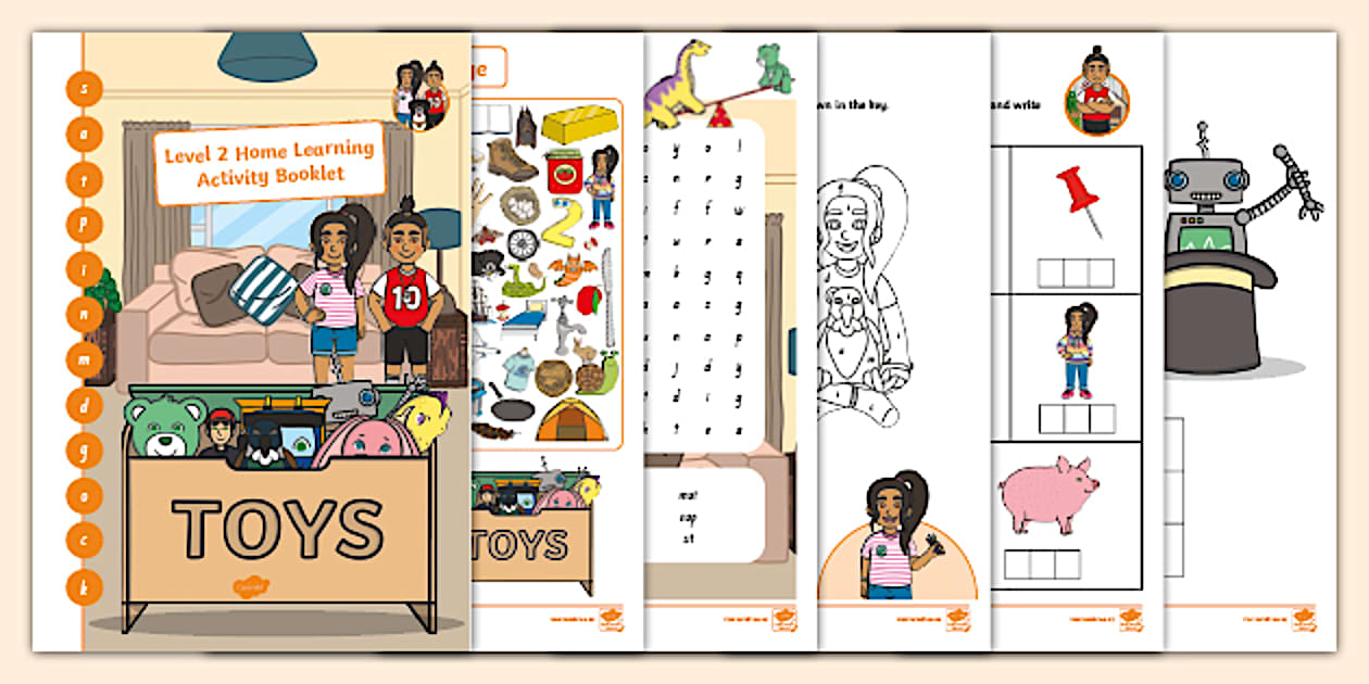 NZ Phonics: Level 2: Engaging Phonics Activities Booklet