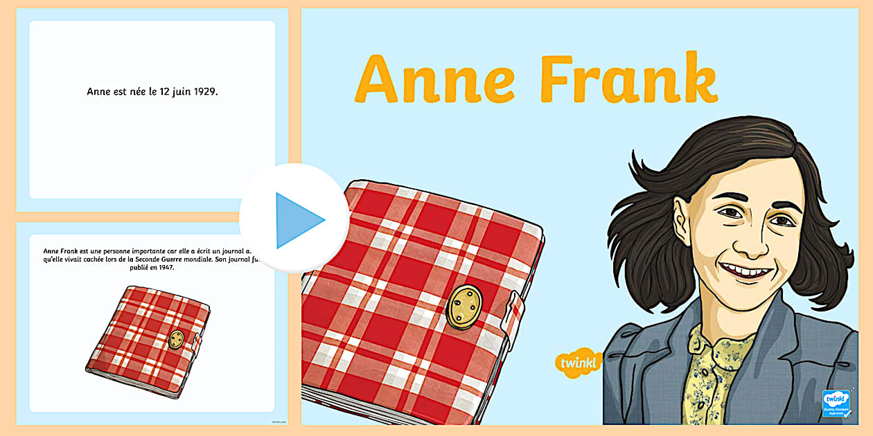 PowerPoint : Anne Frank (teacher made) - Twinkl