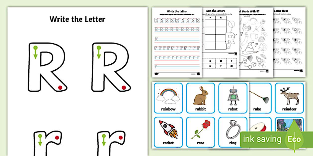 Large Letter R Template and Activities | Twinkl - Twinkl
