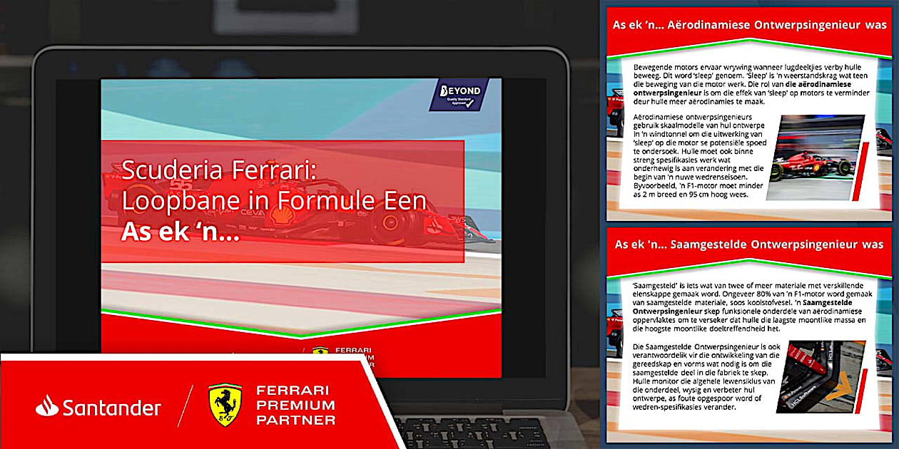 Scuderia Ferrari: Loopbane in Formule Een (Teacher-Made)