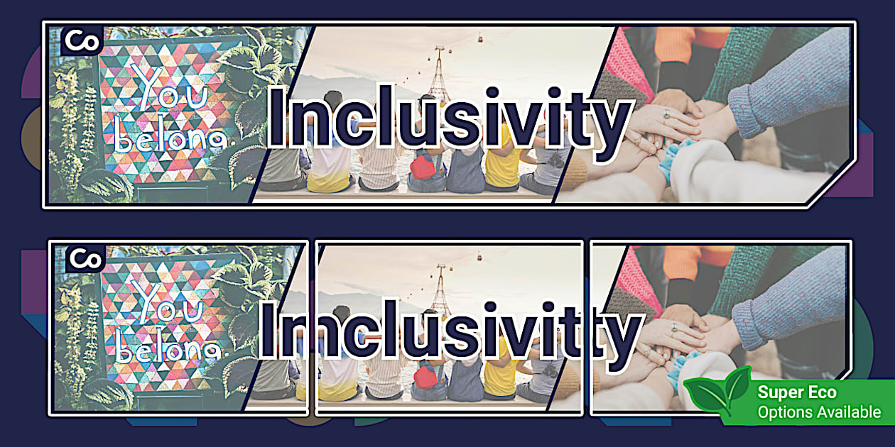 Whole School Display: Inclusivity Banner (teacher made)