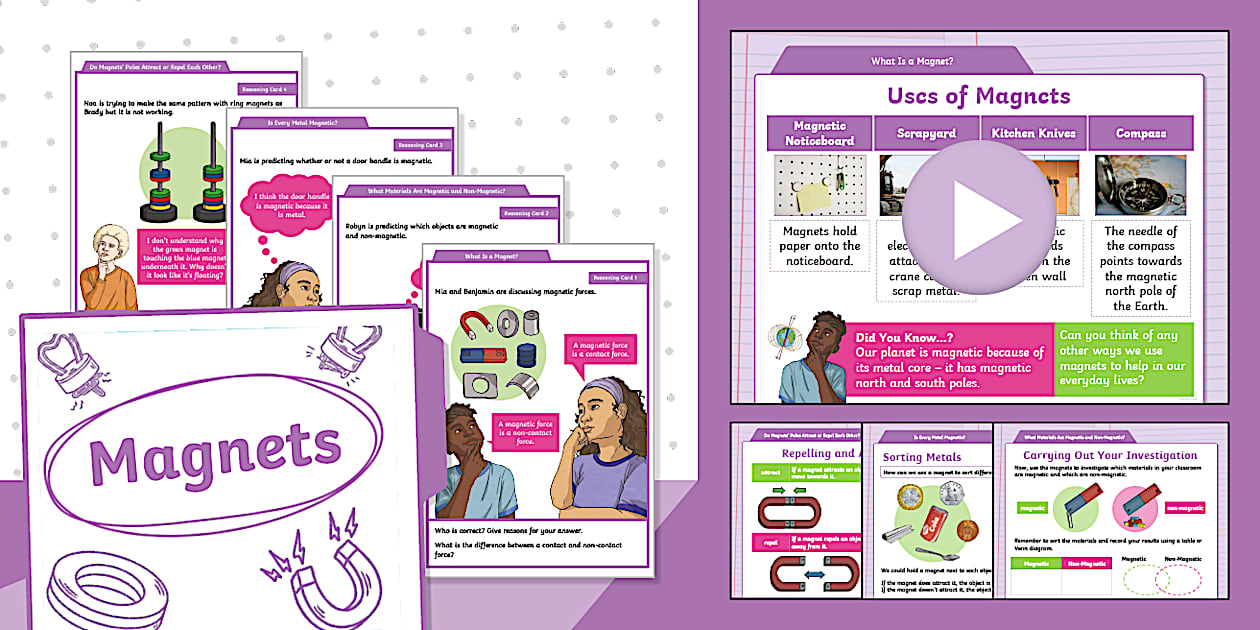 Step into Science: Year 3: Summer: Block 3: Magnets: Step 1 to 4