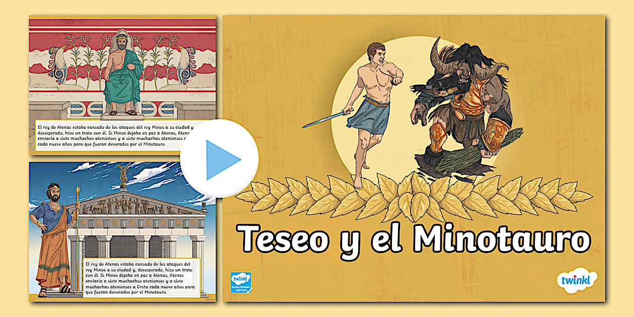 Cuento: Teseo y el Minotauro - Mitos griegos - Twinkl