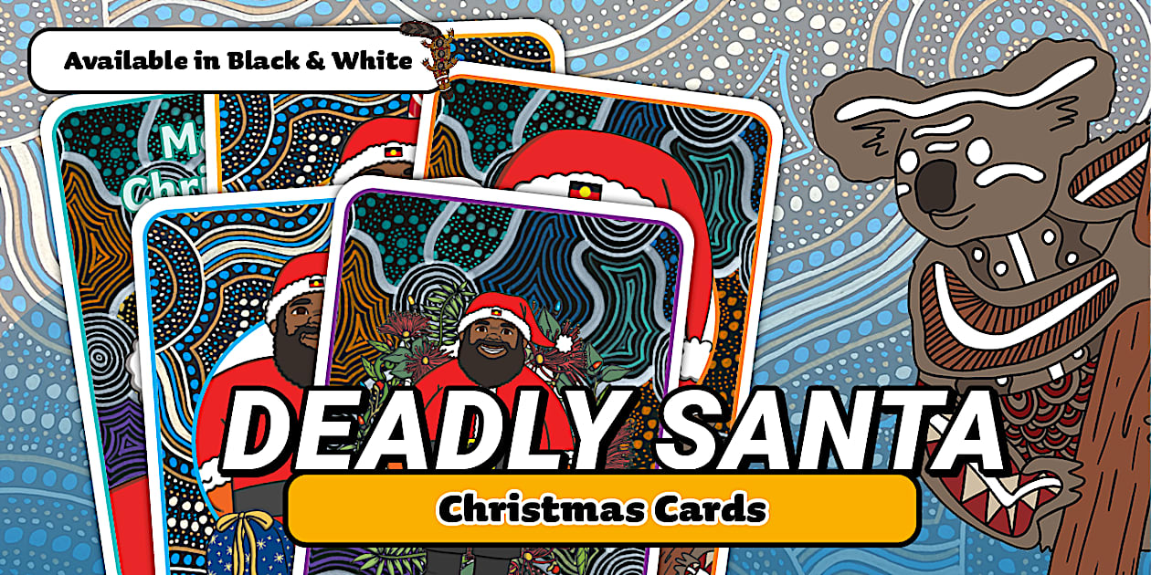 Deadly Santa Christmas Cards