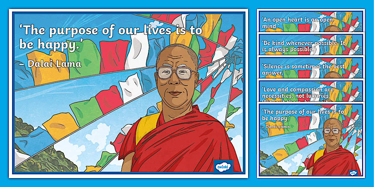 Dalai Lama Quotes Display Poster Pack (Teacher-Made)