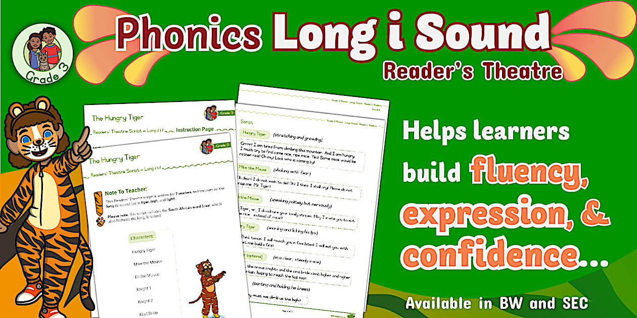 Grade 3 Phonics - Long i Sound - Reader's Theatre