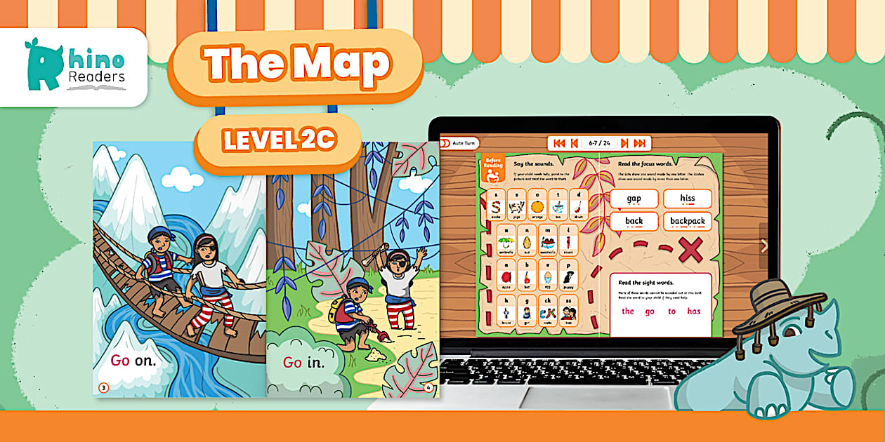 Level 2c Decodable Readers: The Map