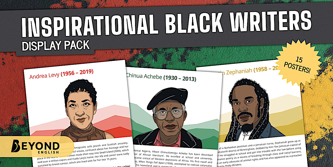 Inspirational Black Writers Display Pack