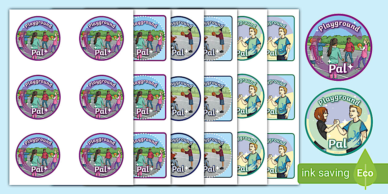 Playground Pals Badges - Class Management (Teacher-Made)
