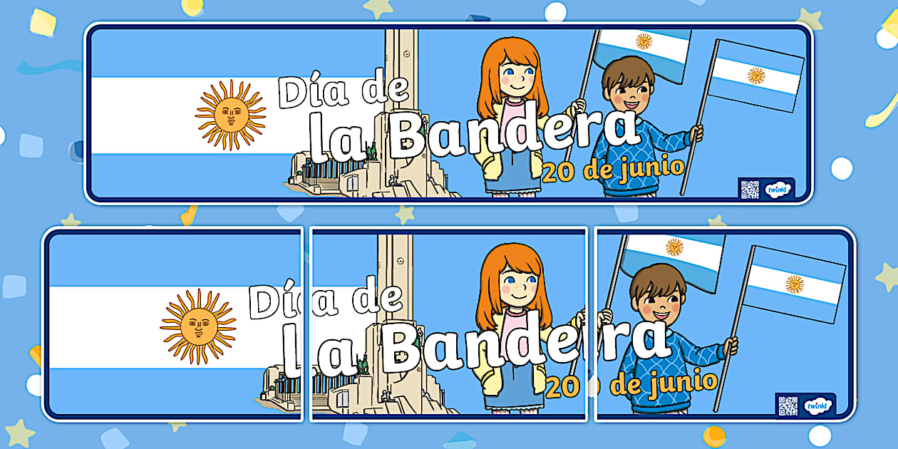 Letrero para cartelera del Día de la Bandera (teacher made)