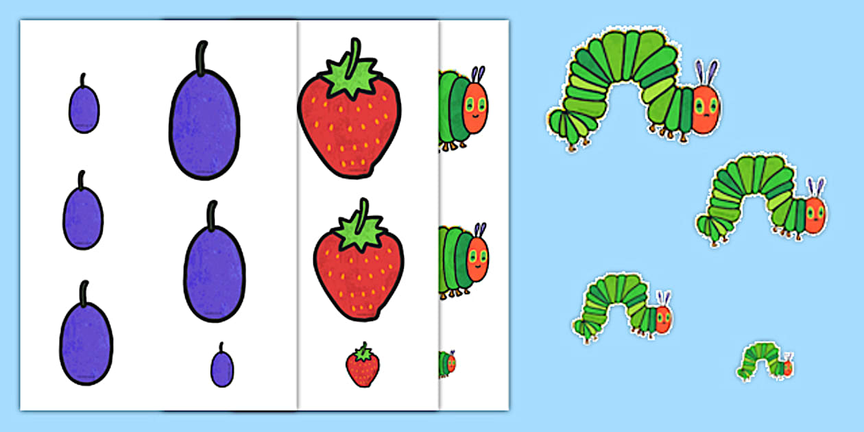 Black and White Size Ordering to Support Teaching on The Very Hungry