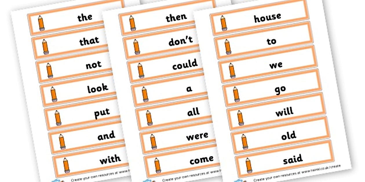 100 High Frequency Word Cards (teacher made) - Twinkl
