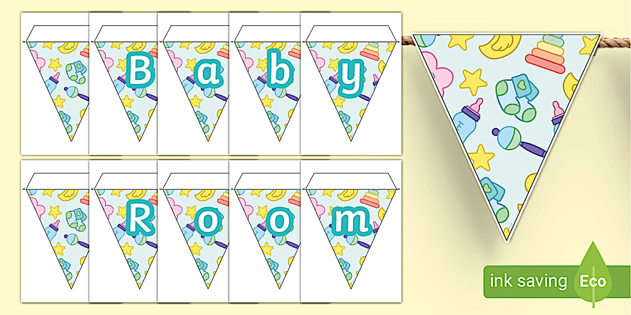 Baby Room Bunting - EYFS (teacher made) - Twinkl