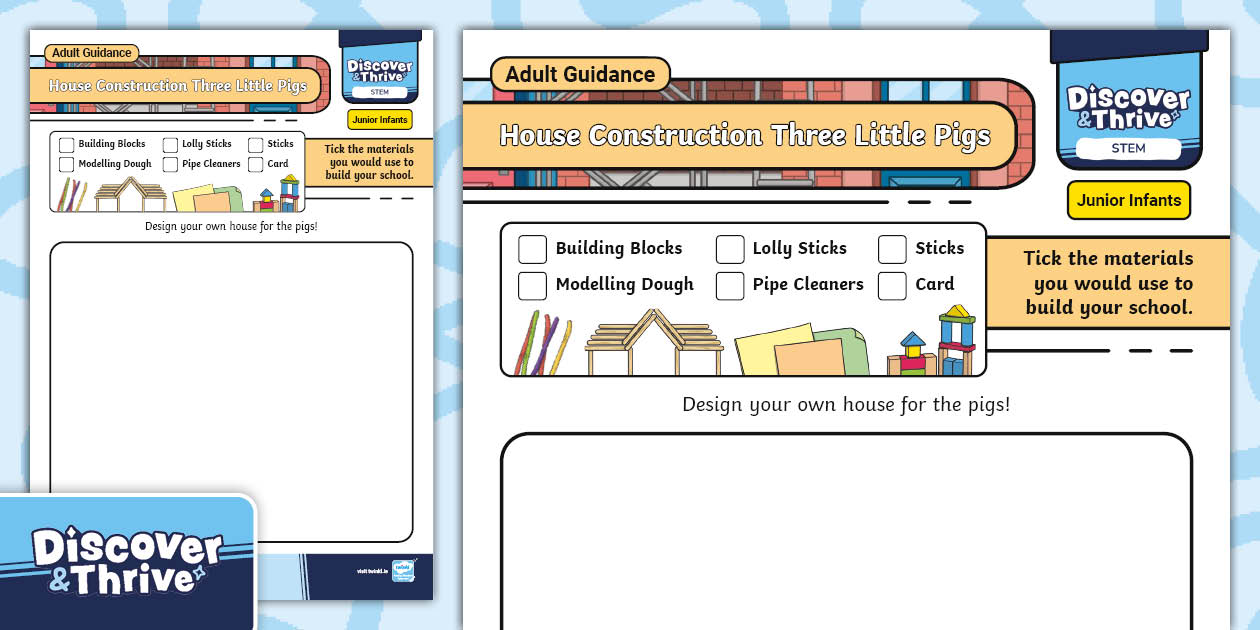 STEM (Materials) House Construction Build a New School