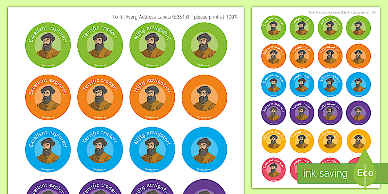 Ferdinand Magellan Reward Stickers - Australian Curriculum