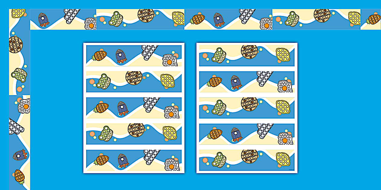 What Makes Me Go Pop? SEL Bulletin Board Borders