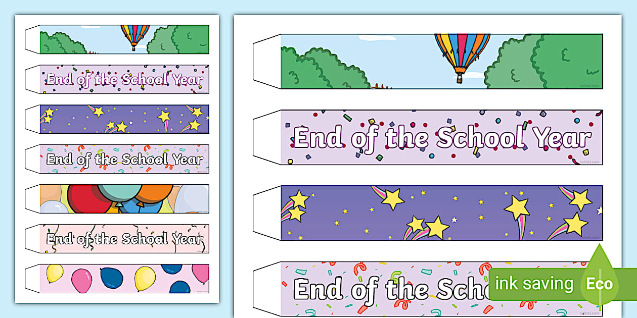 End Of School Year Paper Chain (teacher made) - Twinkl
