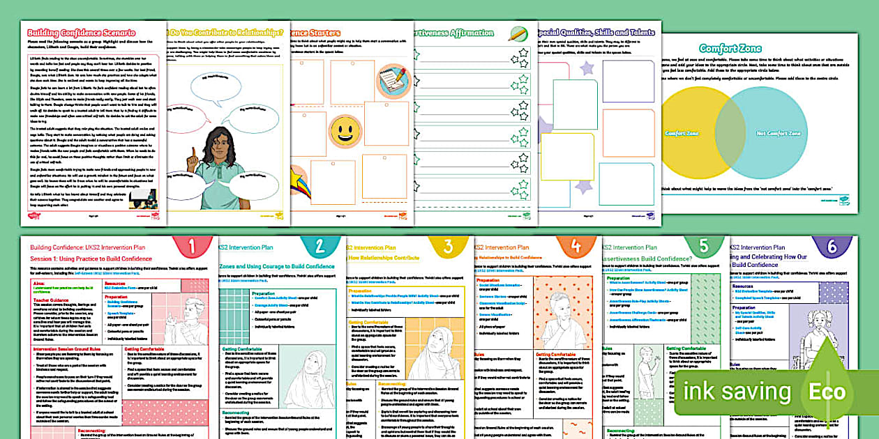 Building Confidence UKS2 SEMH Intervention Pack