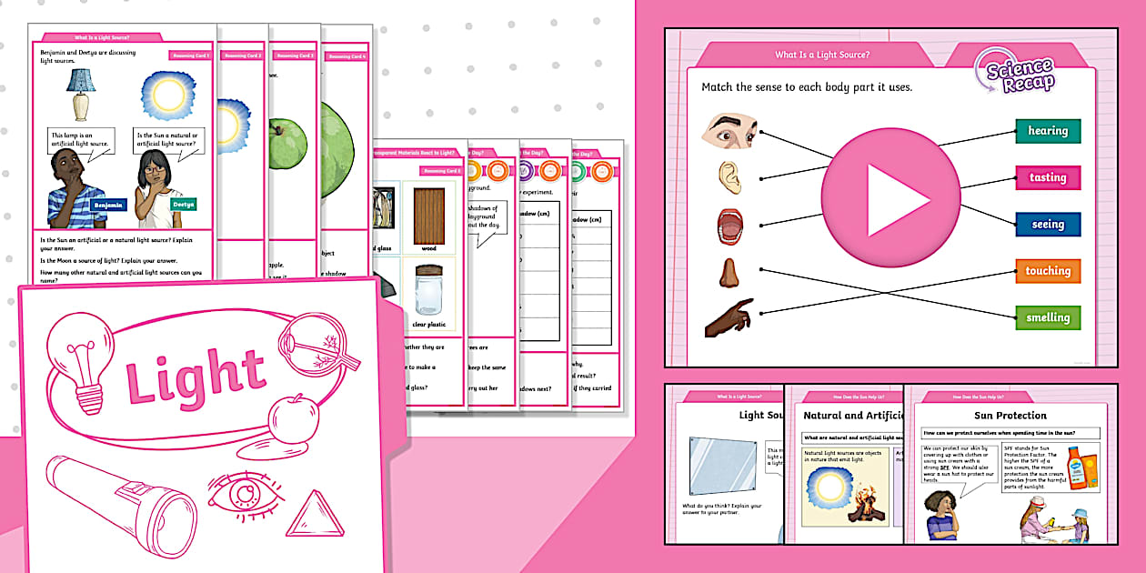 Step into Science: Y3: Spring: Block 3: Light: Steps 1 to 8