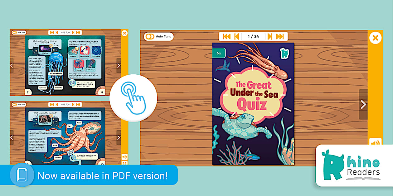 Level 6a Decodable Readers: The Great Under the Sea Quiz