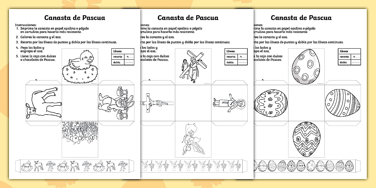Canasta de Pascua (Hecho por educadores) - Twinkl