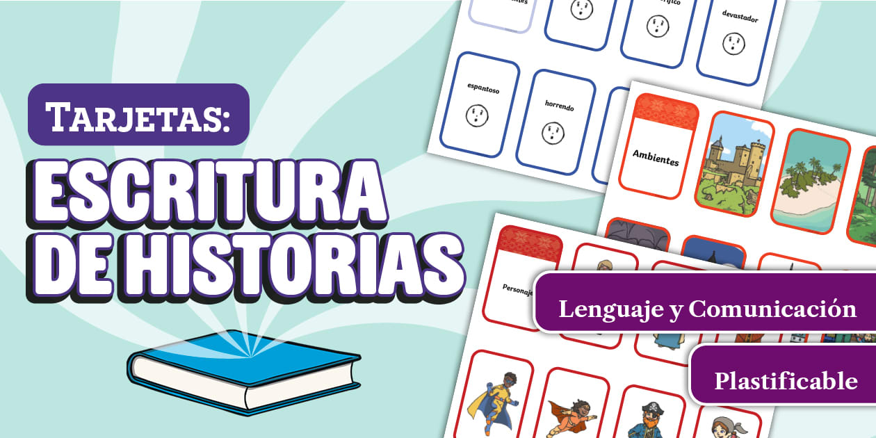 Tarjetas | Escritura | Historias | Lenguaje y Comunicación