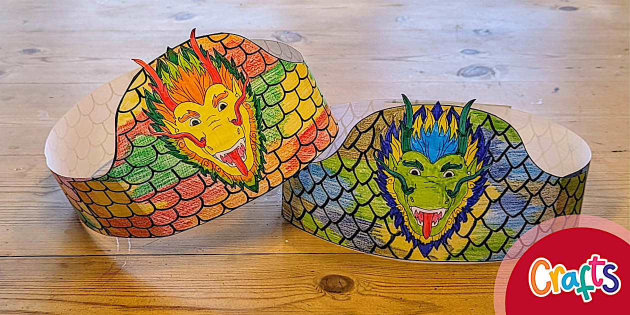Dragon Paper Crown | Twinkl Crafts