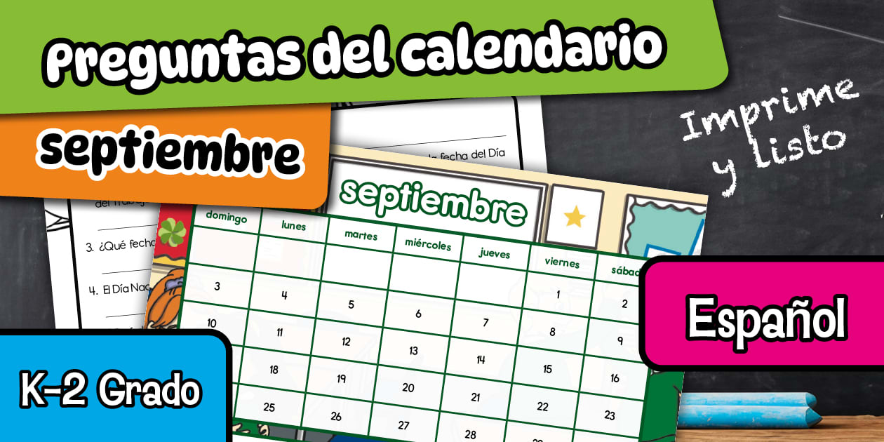 Calendario Actividades | Resource | Twinkl USA