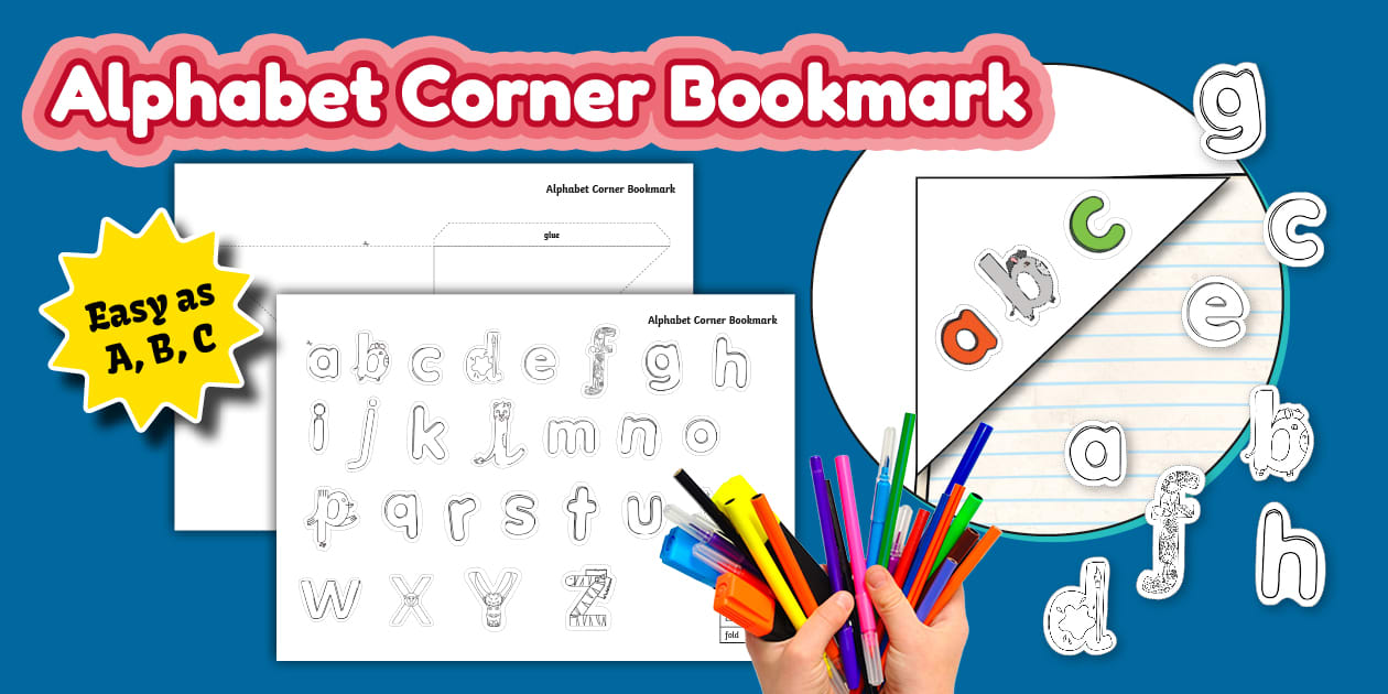 Alphabet Corner Bookmark
