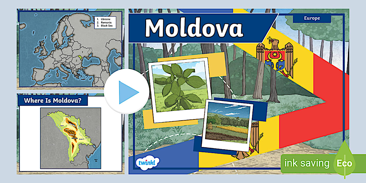 Moldova Information PowerPoint KS2 - Europe - Geography