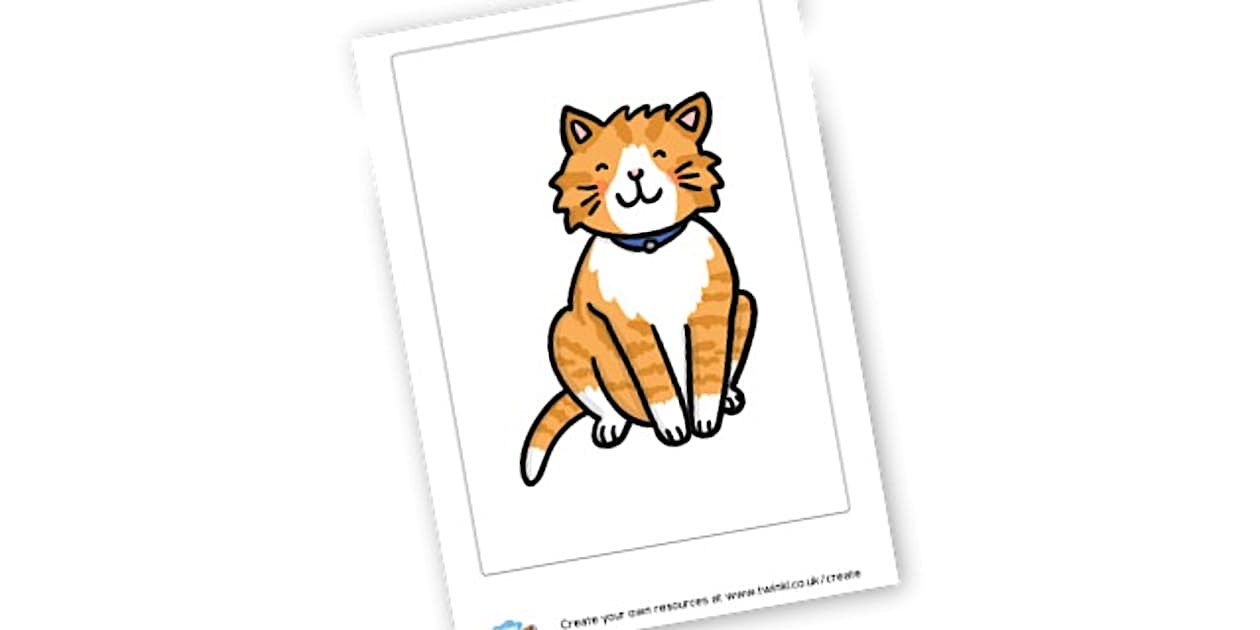 cat modelling dough mat - display lettering - EYFS Activities Modelling ...