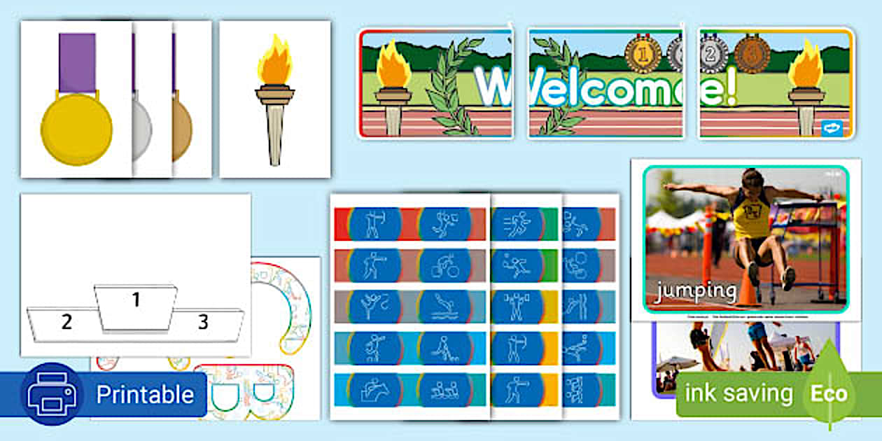 Summer Olympics Classroom Display Bumper Pack (teacher made)