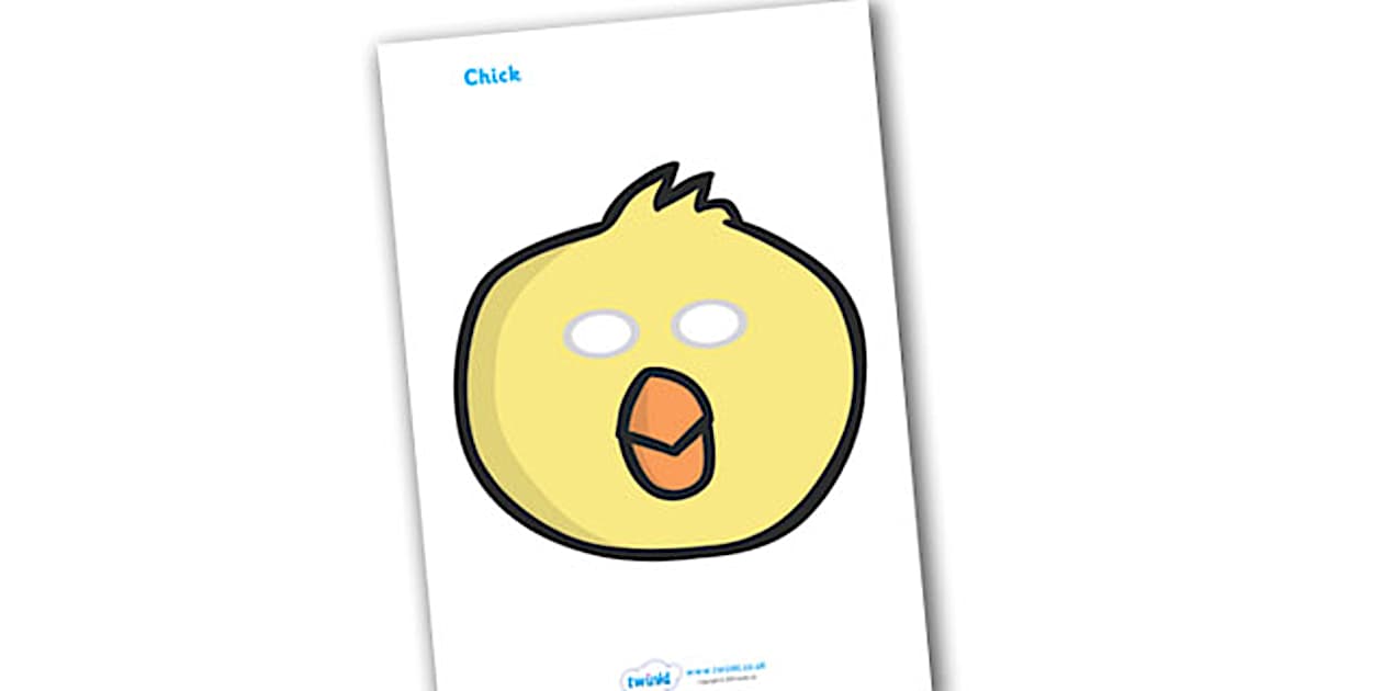 Chick Role Play Masks (Teacher-Made) - Twinkl