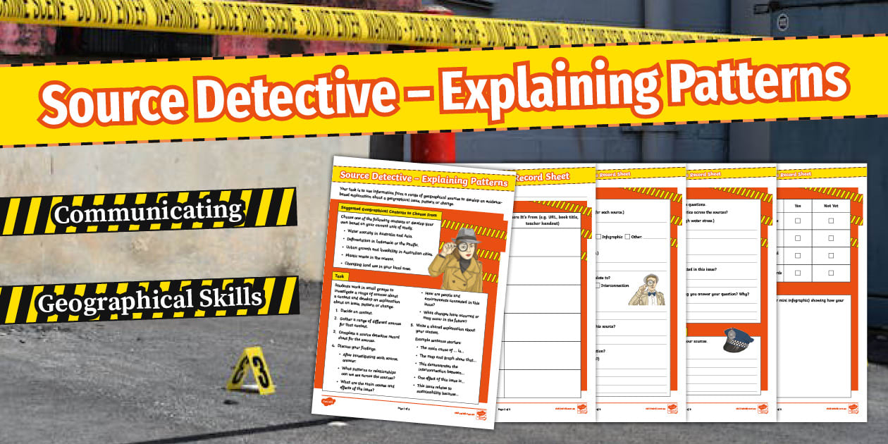 Source Detective – Explaining Patterns Activity