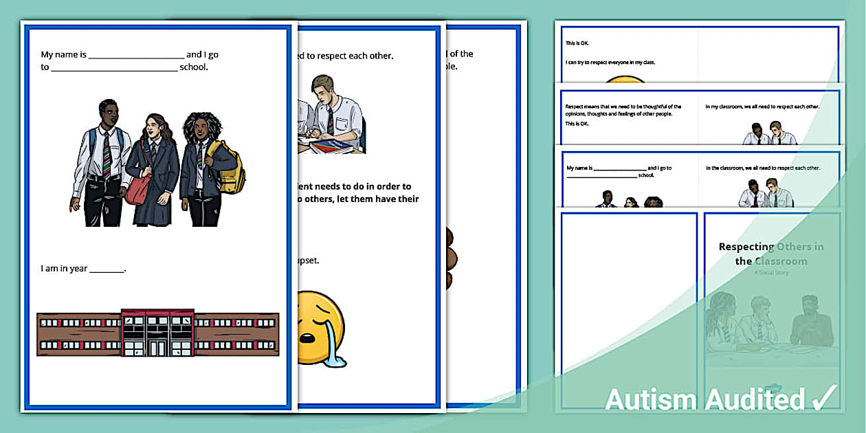 Respecting Others in the Classroom Social Situation - Twinkl