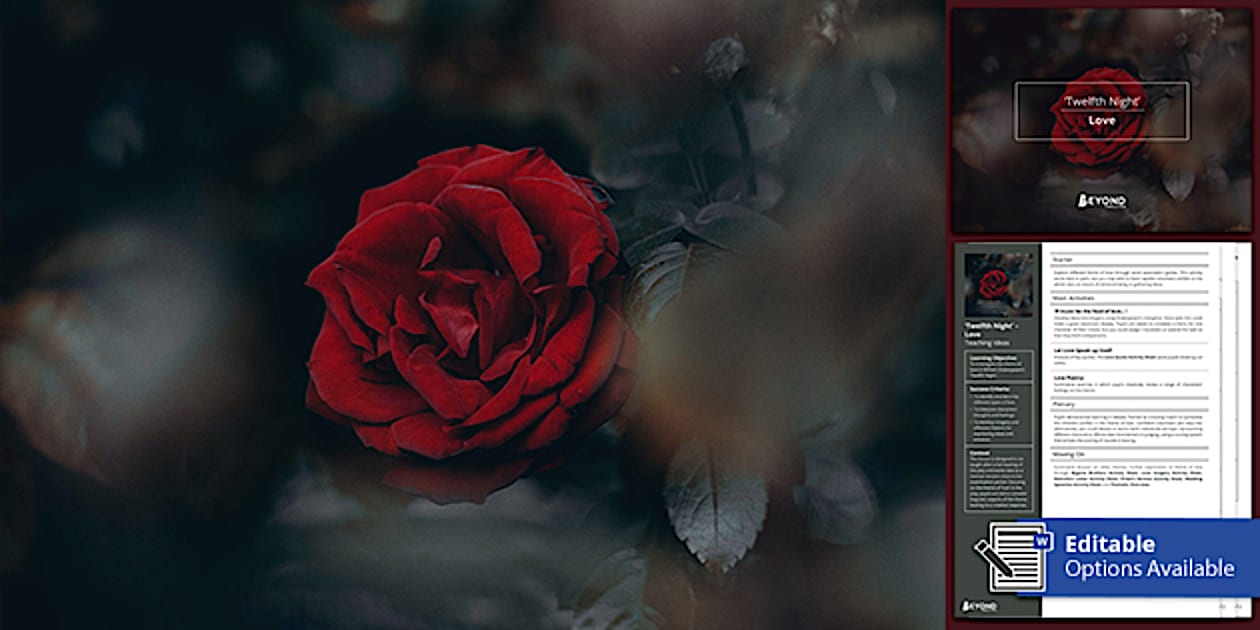 Love in Twelfth Night | Twelfth Night Themes | GCSE - Twinkl