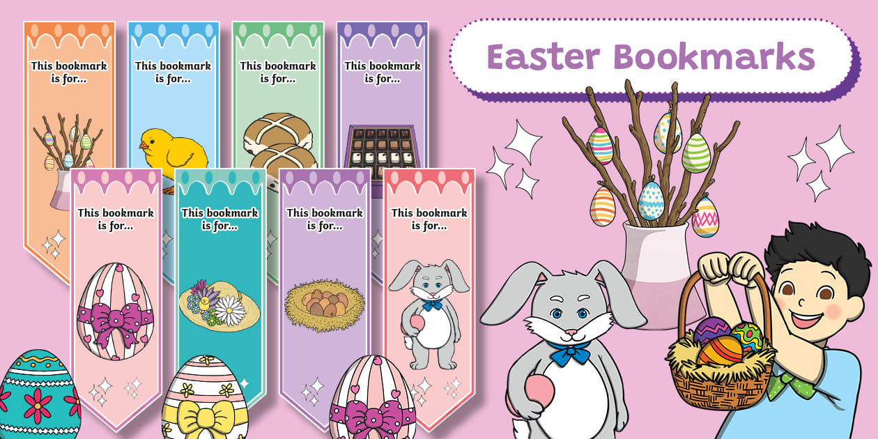 Easter Bookmarks - Easter Resources - EYLF