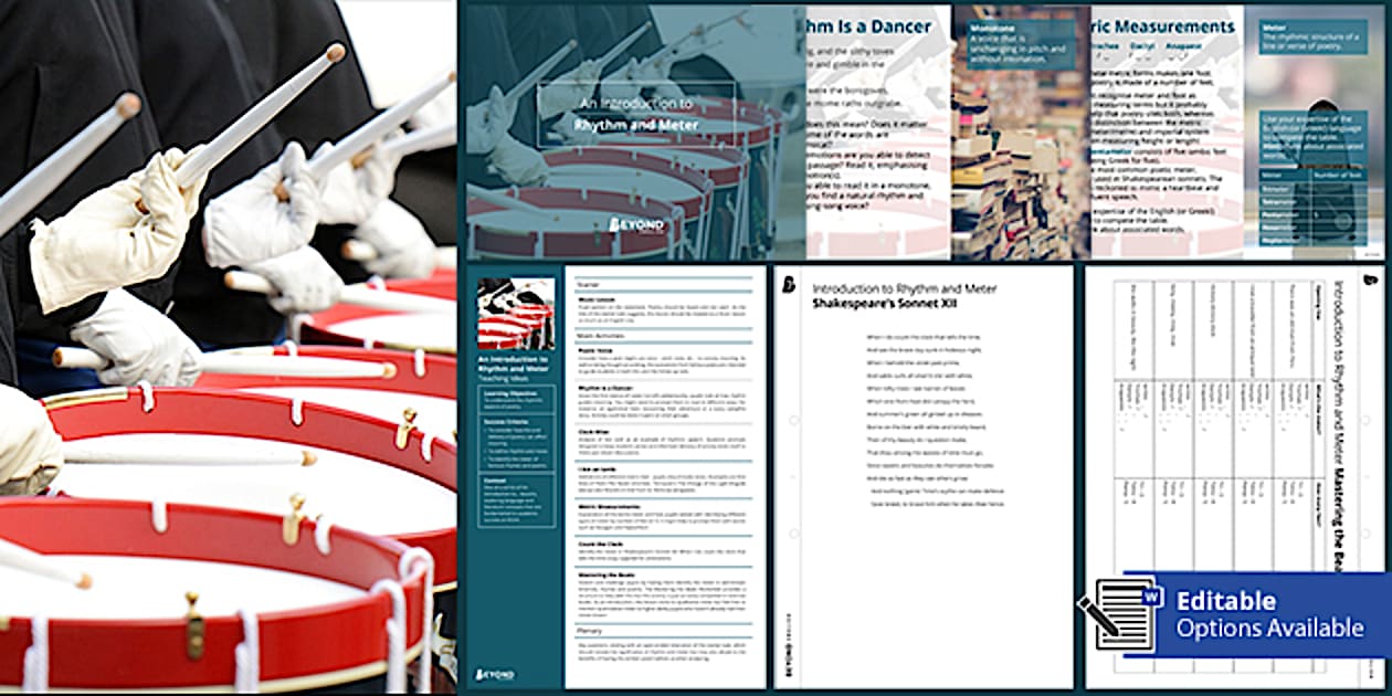 An Introduction to Rhythm and Meter Lesson Pack - Twinkl