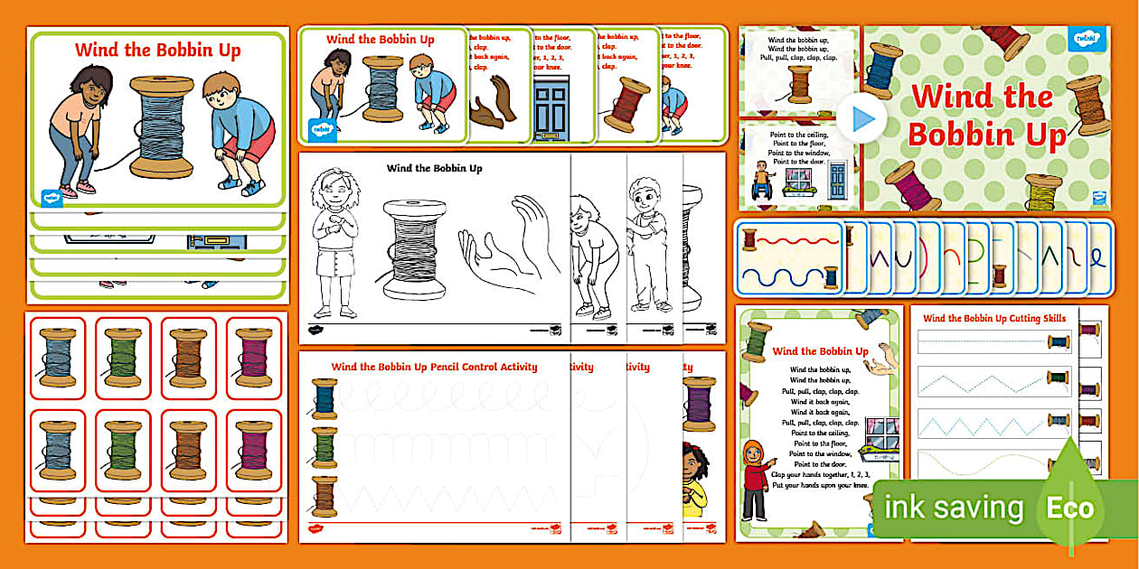 Wind the Bobbin Up Resource Pack (Teacher-Made) - Twinkl