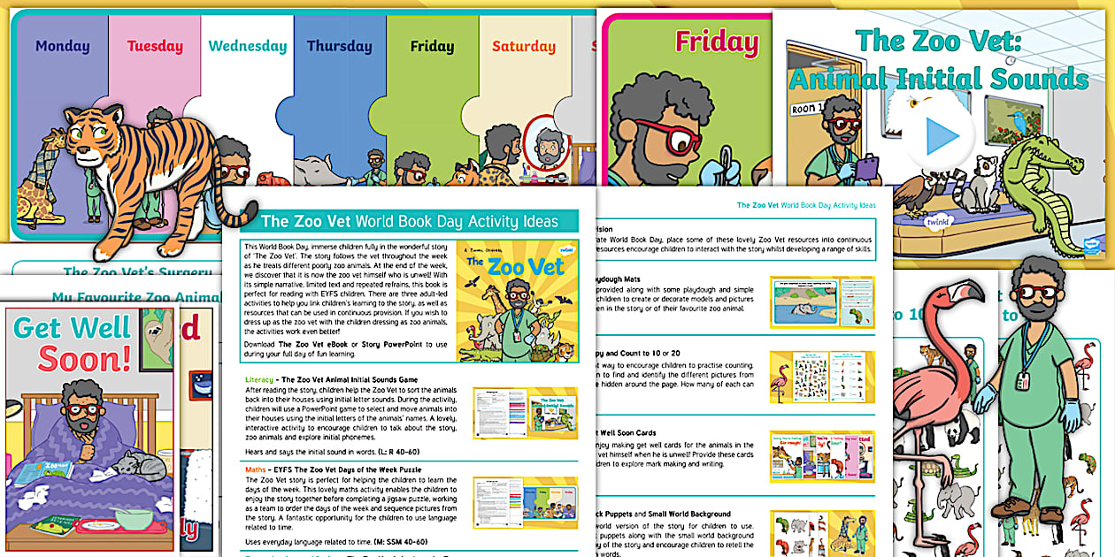 The Zoo Vet EYFS Resource Pack (teacher made) - Twinkl