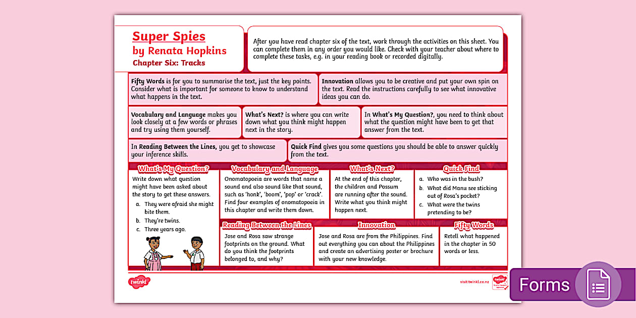 CHAPTERS September 2022: Super Spies - Chapter 6 Follow-Up