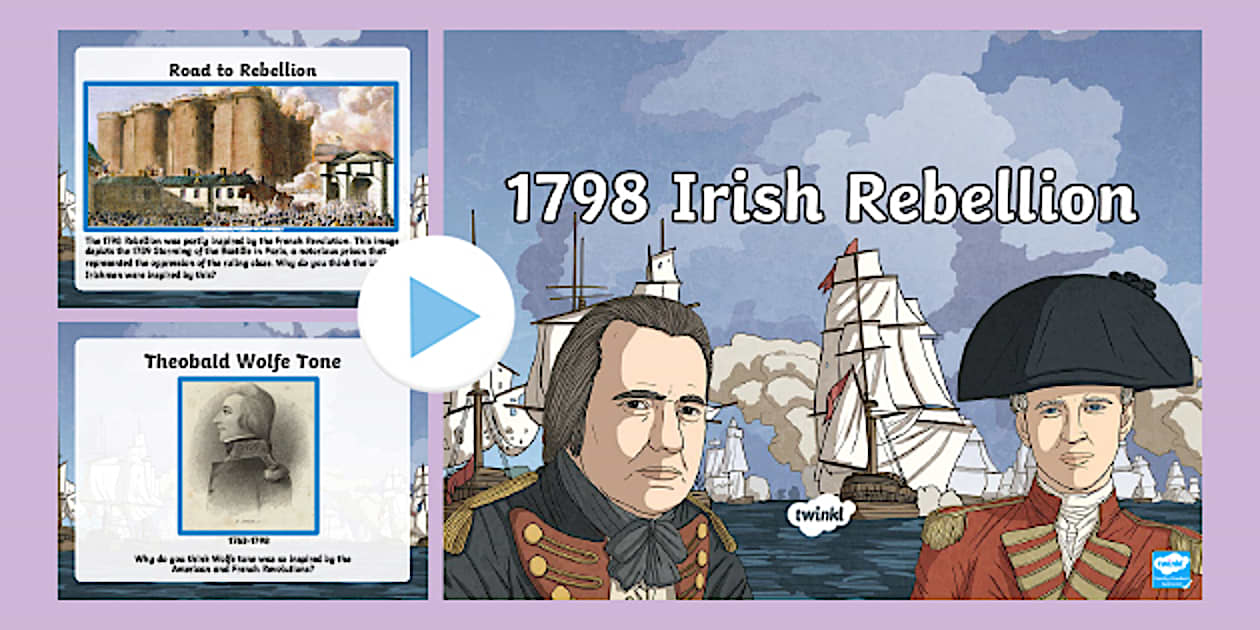 1798 Rebellion PowerPoint (teacher made) - Twinkl