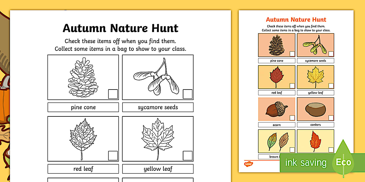 Autumn Checklist | Twinkl Resources - Twinkl