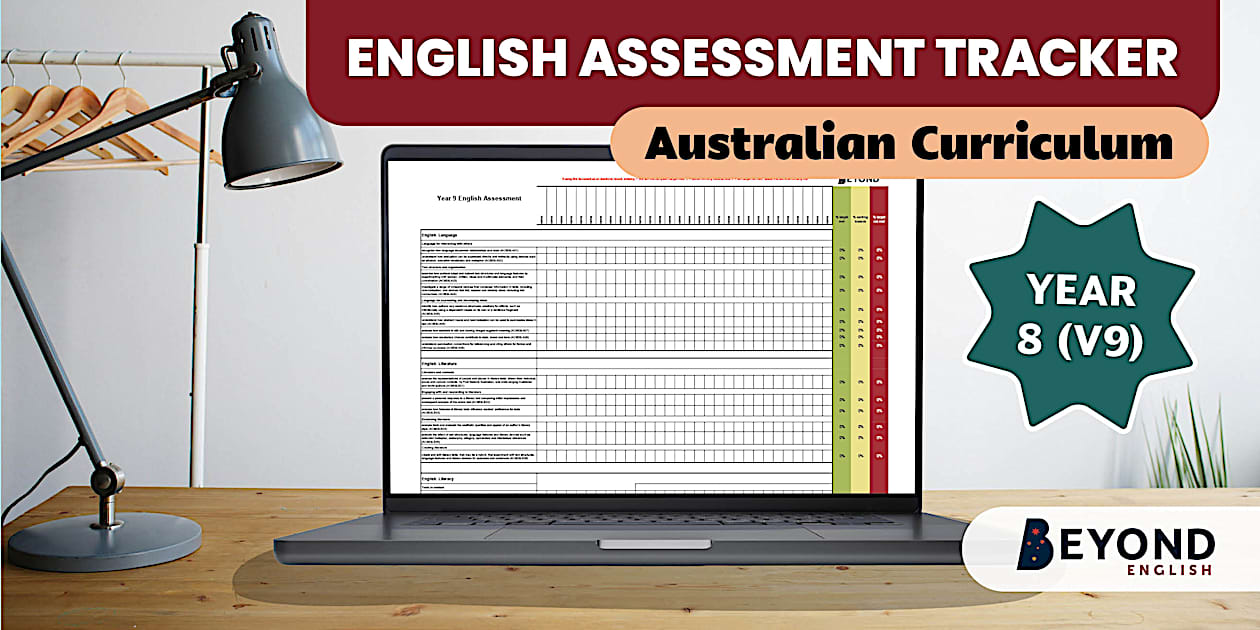 Australian Curriculum Year 8 (v9) English Assessment Tracker
