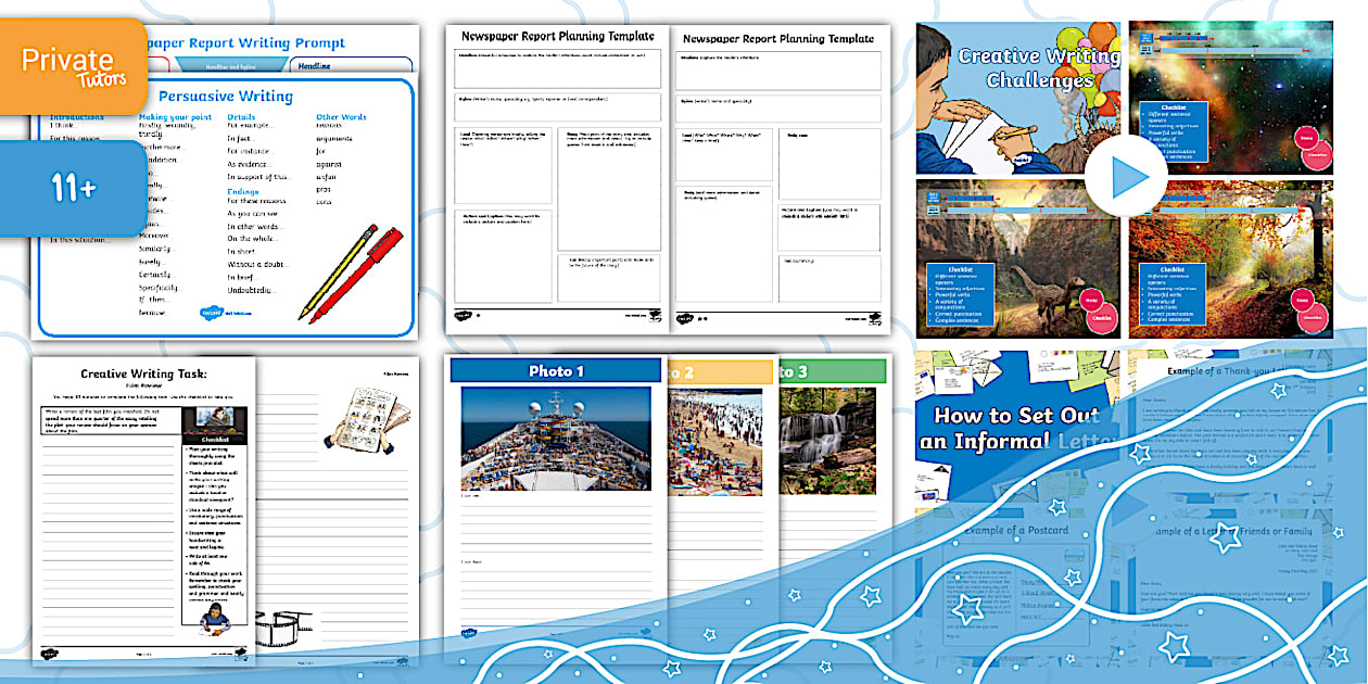 Creative Writing 11 Plus | Styles of Writing Pack - Twinkl