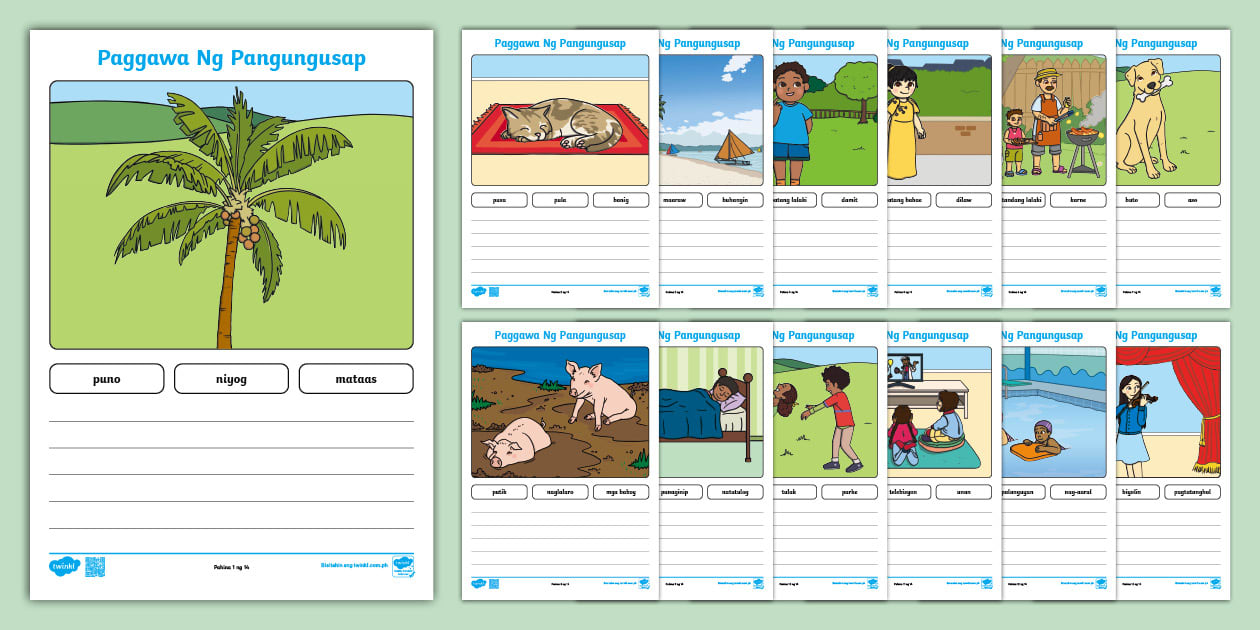Paggawa Ng Pangungusap | Philippines | Twinkl