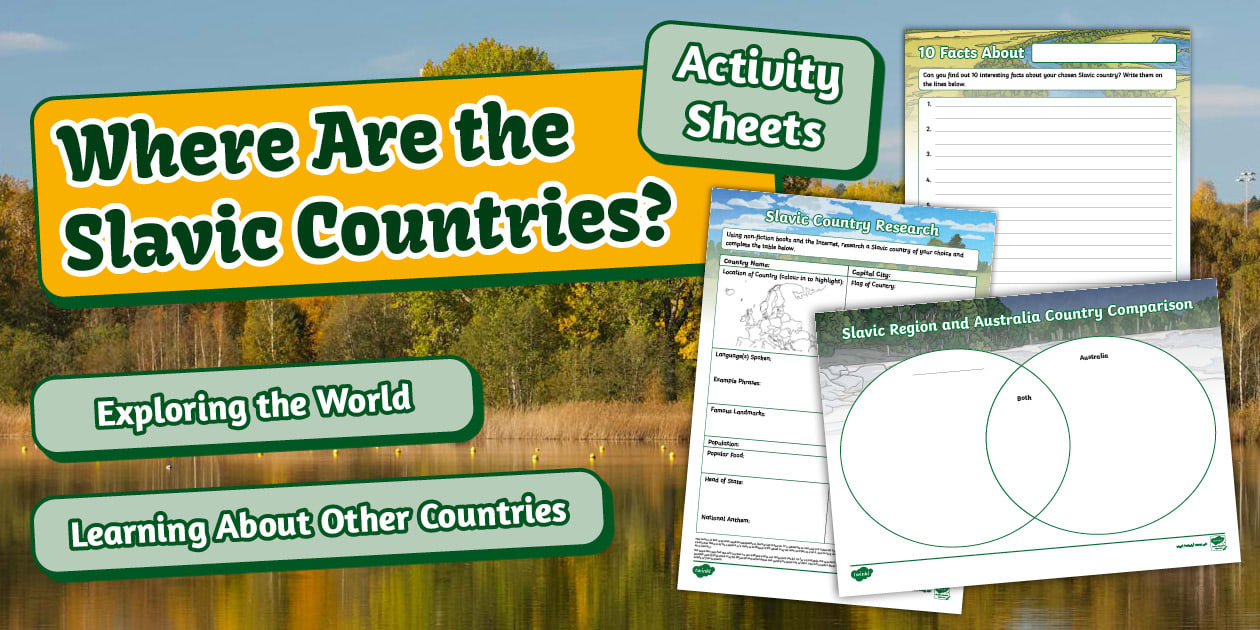 Where Are the Slavic Countries? Activity Sheets