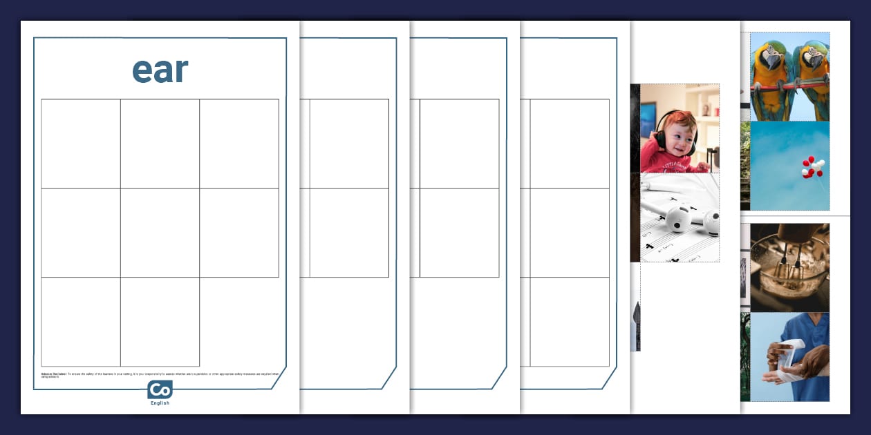 Reinforcing Sounds: 'ear','air','ure' and 'er' Sorting Cards