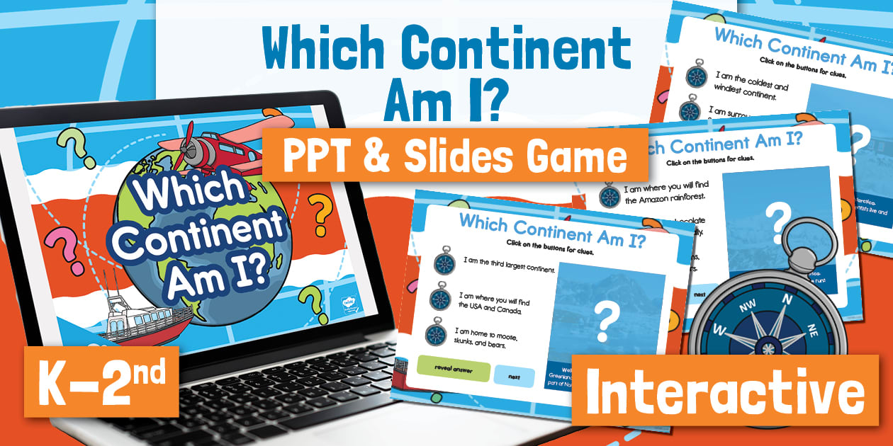 Which Continent Am I? Guess the Continents Geography